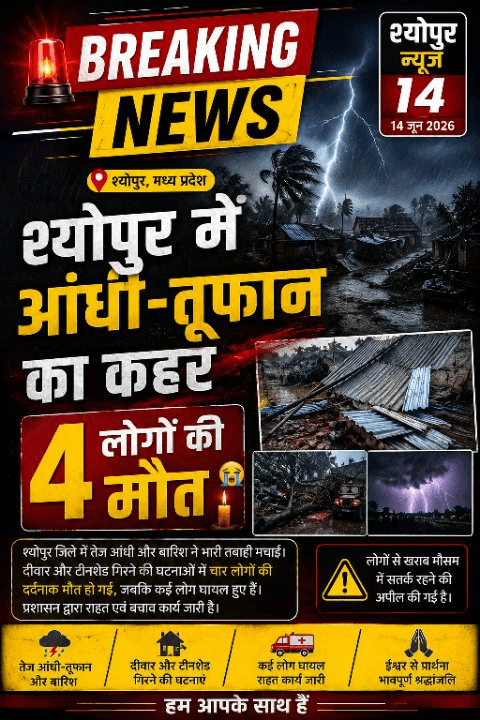 Sheopur न्यूज़ लाइव Today | Sheopur News In Hindi | Sheopur: न्यूज़ ...
